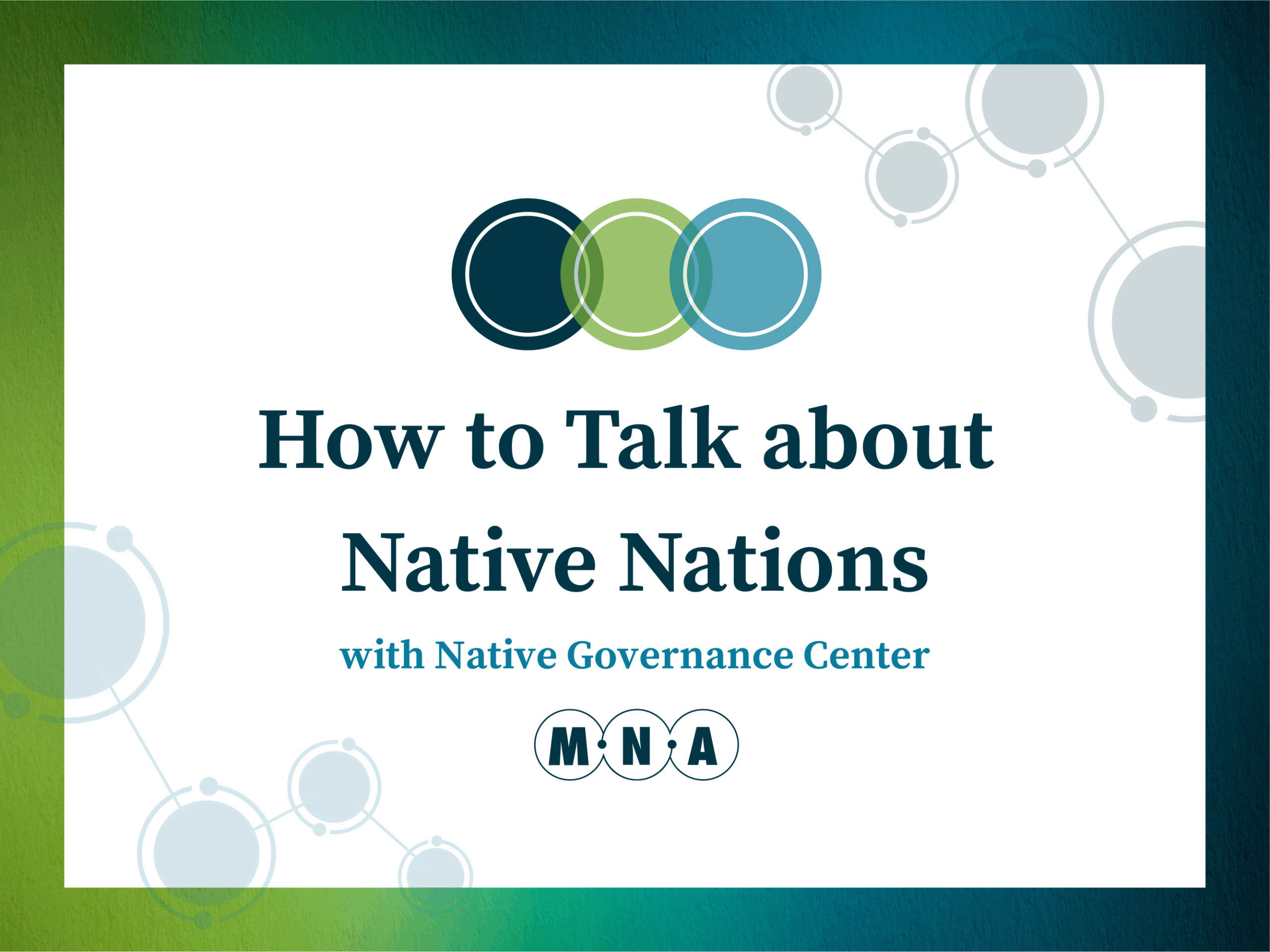 How to Talk about Native Nations (with a Native Nations 101 Primer ...